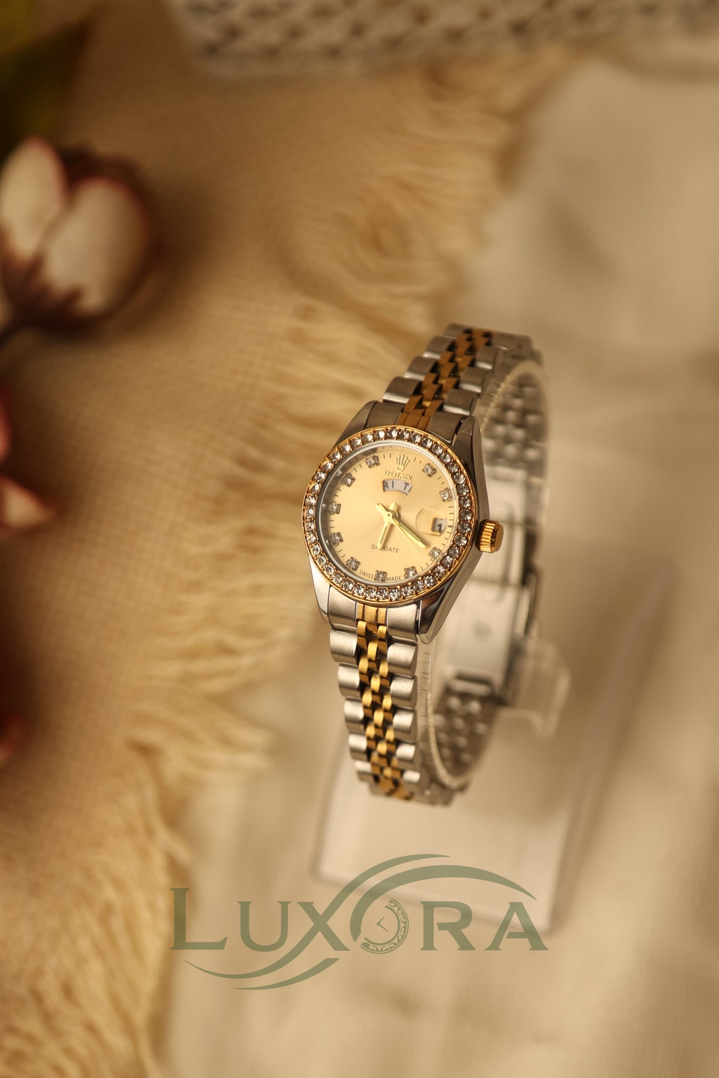 RX Mini Two Tone Diamond Edition – Day Date – LUXORA